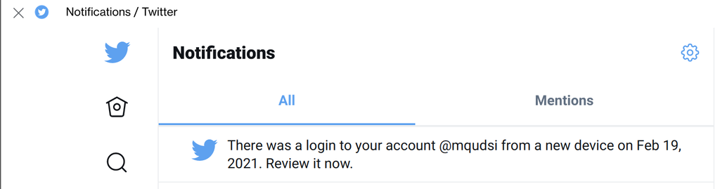 Regarding Twitter’s “new login from unknown device” alerts… | The ...