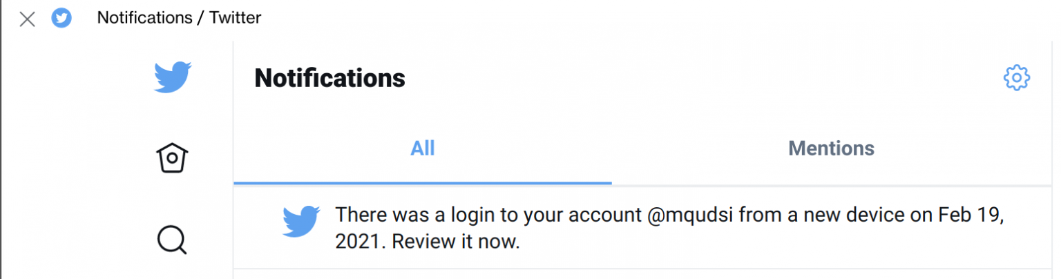 Regarding Twitter’s “new login from unknown device” alerts… | The ...