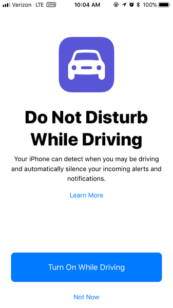 Do Not Disturb While Driving | The NeoSmart Files