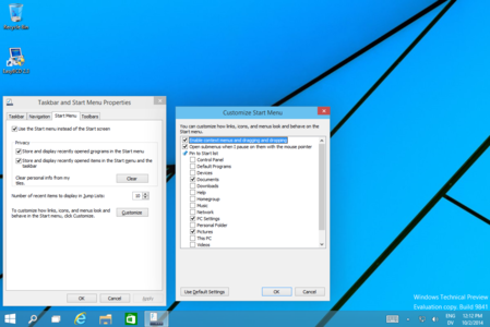 Start menu options | The NeoSmart Files