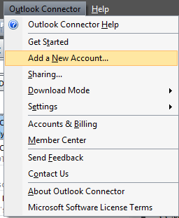 Setting up Hotmail with Microsoft Outlook